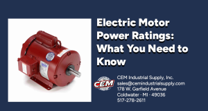Electric Motor: Horsepower, Voltage, Current, & Power Rating